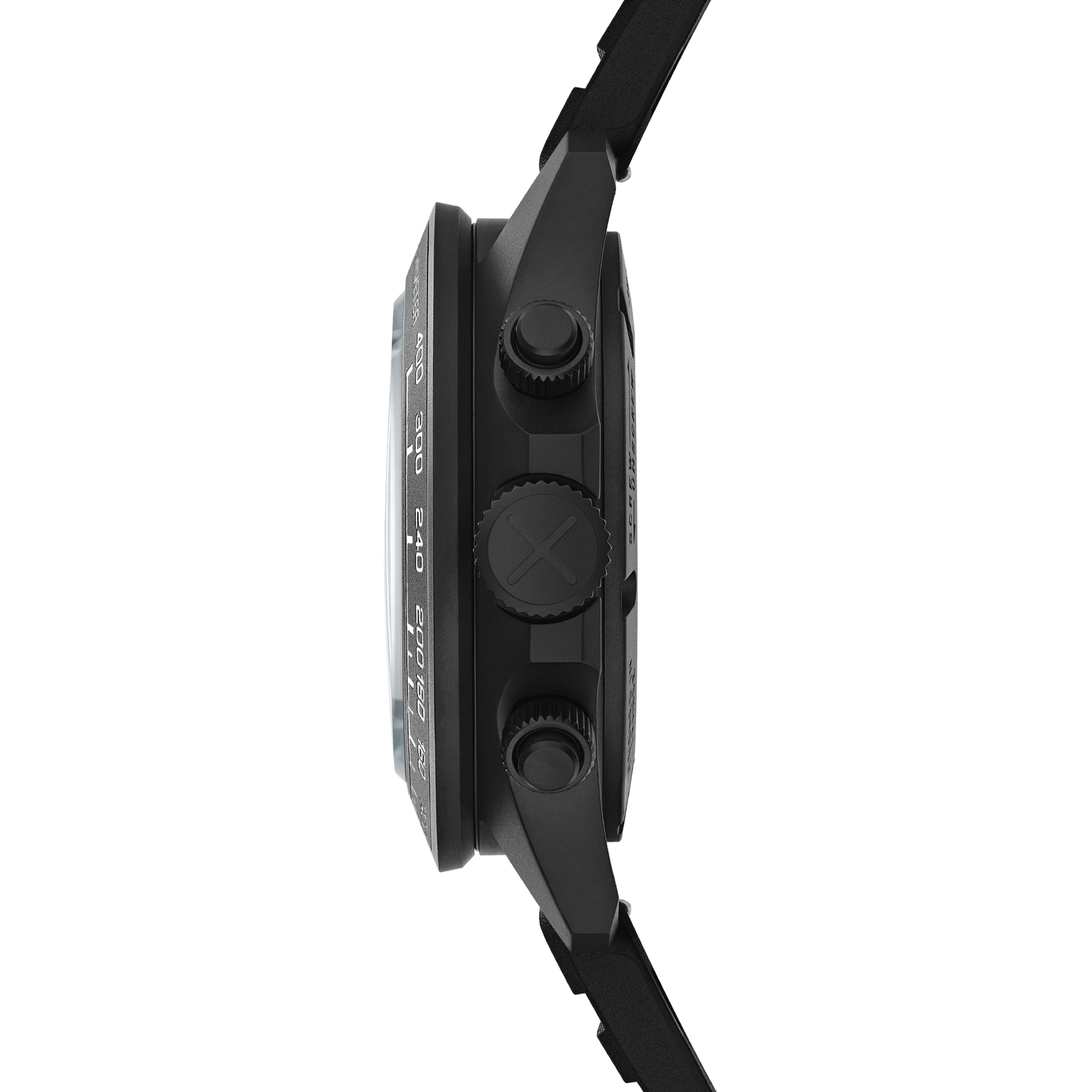 Watch in black PVD and black dial - LM02 Type C