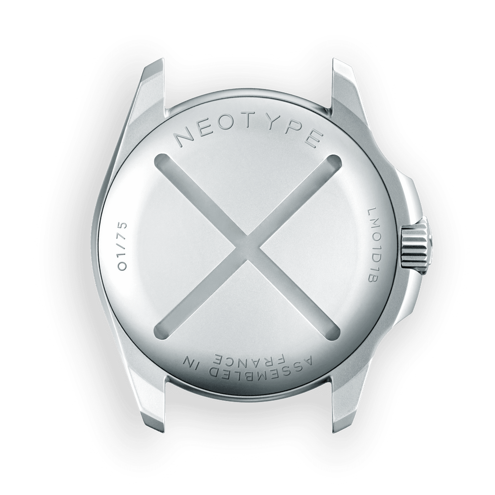 Montre de plongée pour homme - Acier / Bleu - LM01 Type D | NEOTYPE